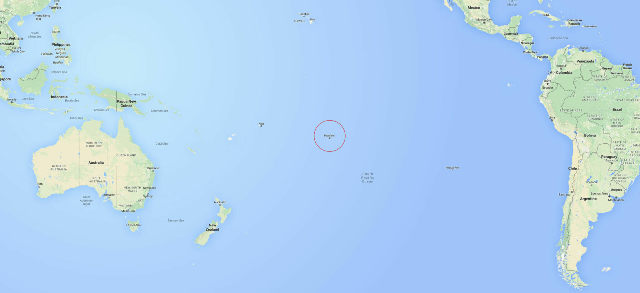 What country is Bora Bora located in?